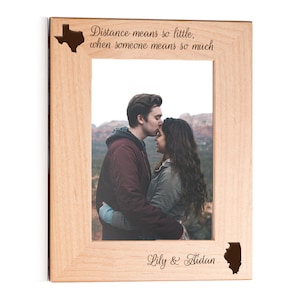 Personalized Long Distance Relationship Picture Frame by Lifetime ...