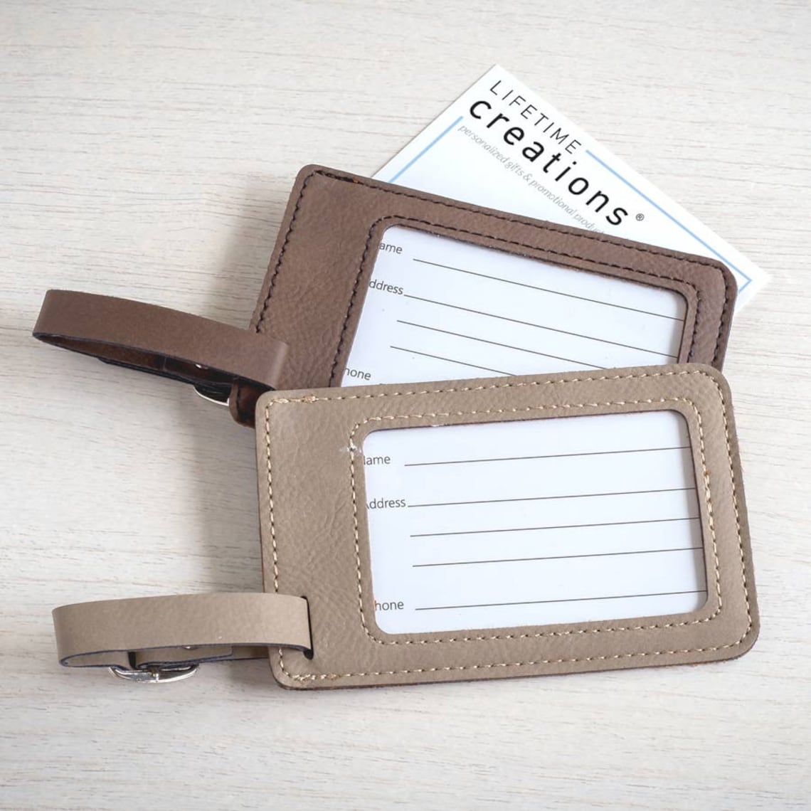 Bulk Custom Luggage Tags With Logo by Lifetime Creations: - Etsy