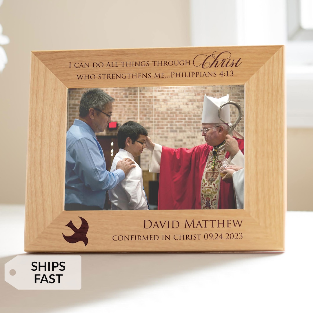 Personalized Confirmation Picture Frame by Lifetime Creations: Engraved ...