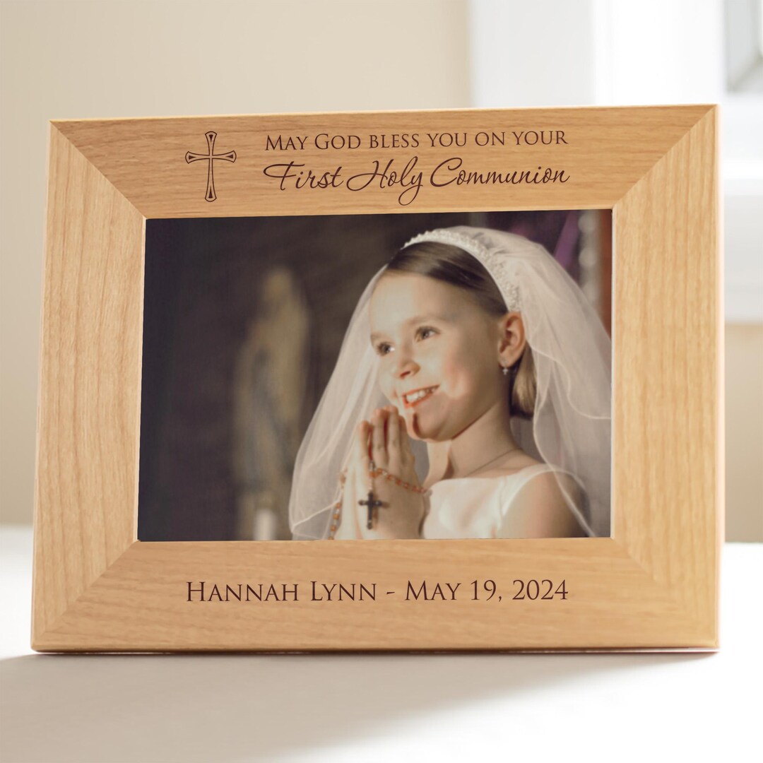 Personalized First Communion Picture Frame by Lifetime Creations: Boys ...
