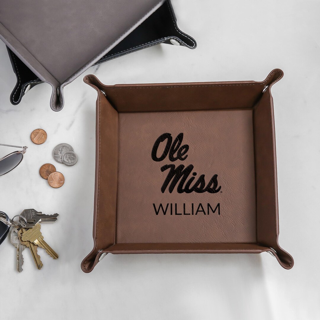 Personalized Ole Miss Valet Tray by Lifetime Creations: Officially ...