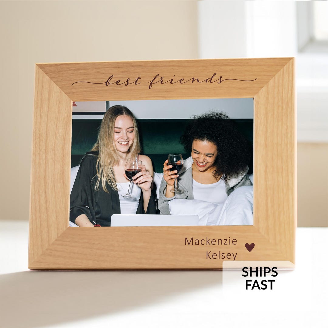 Personalized Best Friends Picture Frame by Lifetime Creations: Engraved ...
