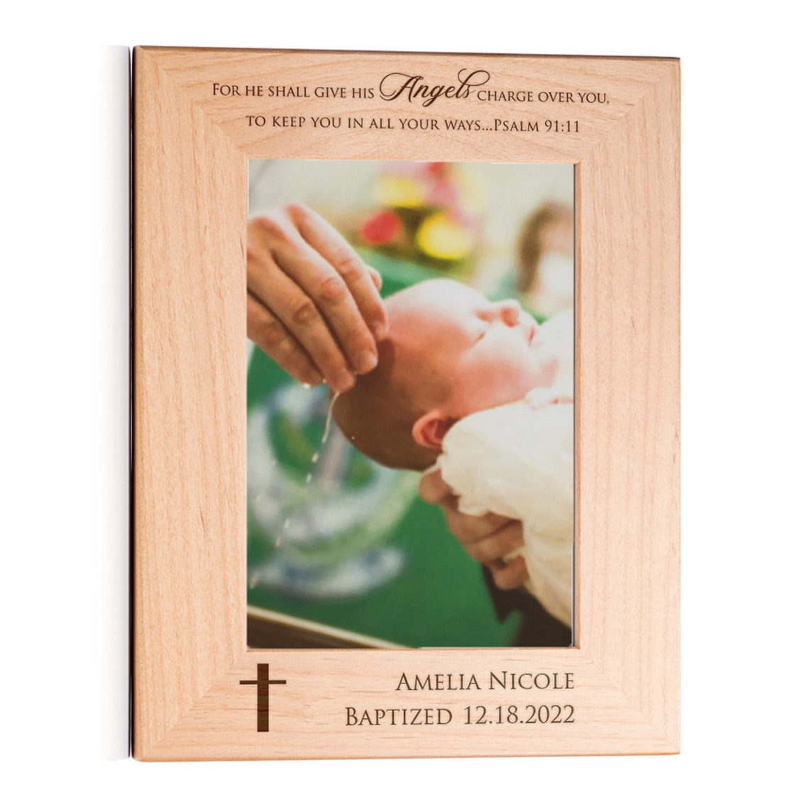 Personalized Baptism Picture Frame by Lifetime Creations: - Etsy