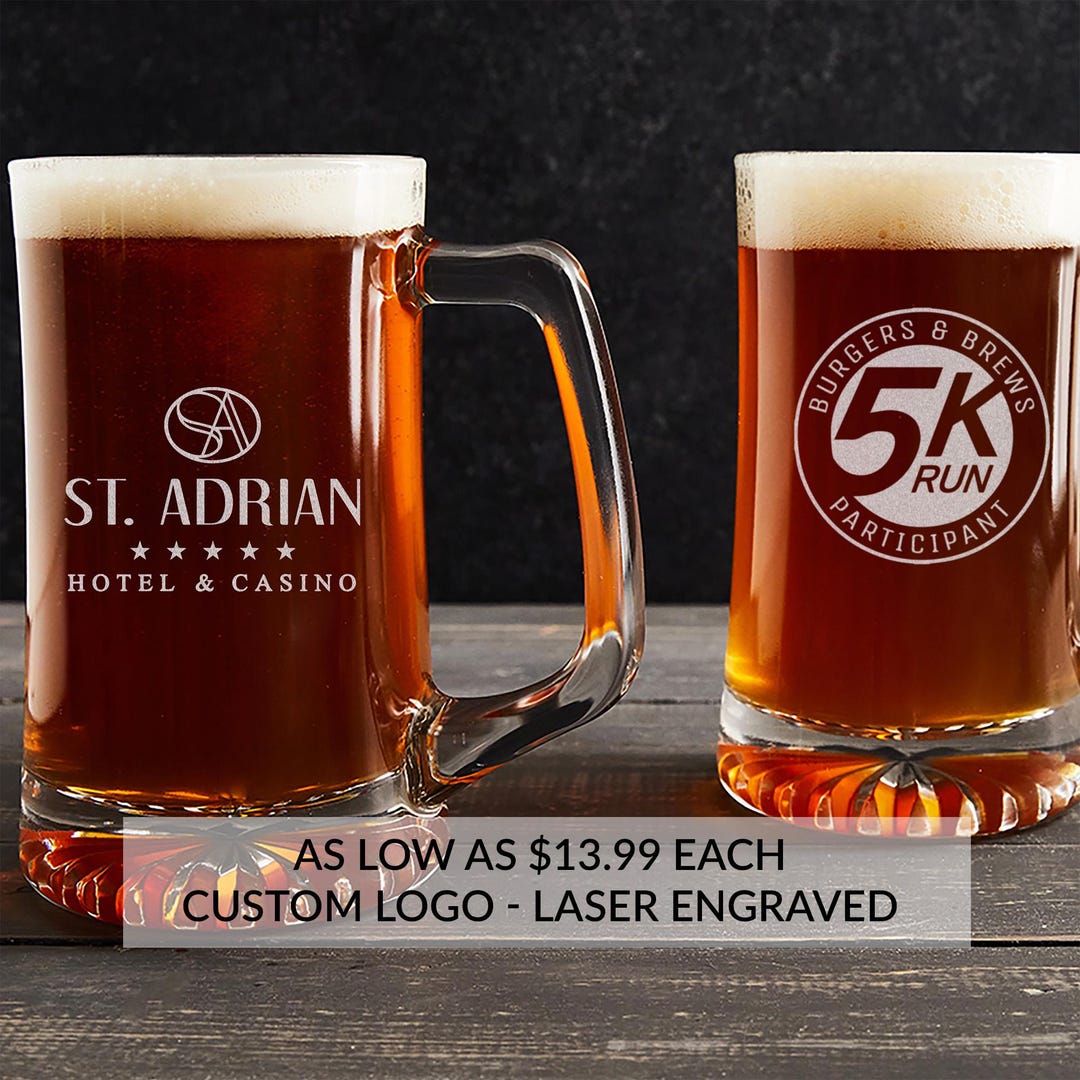 Bulk Custom Engraved Beer Mugs With Logo by Lifetime Creations ...