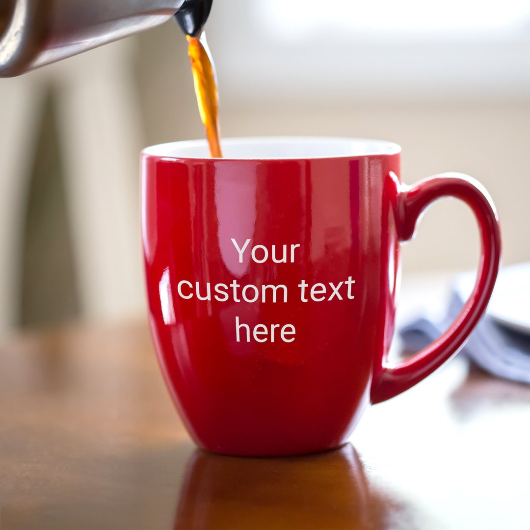 Personalized Engraved Create Your Own Coffee Mug: Large Personalized ...