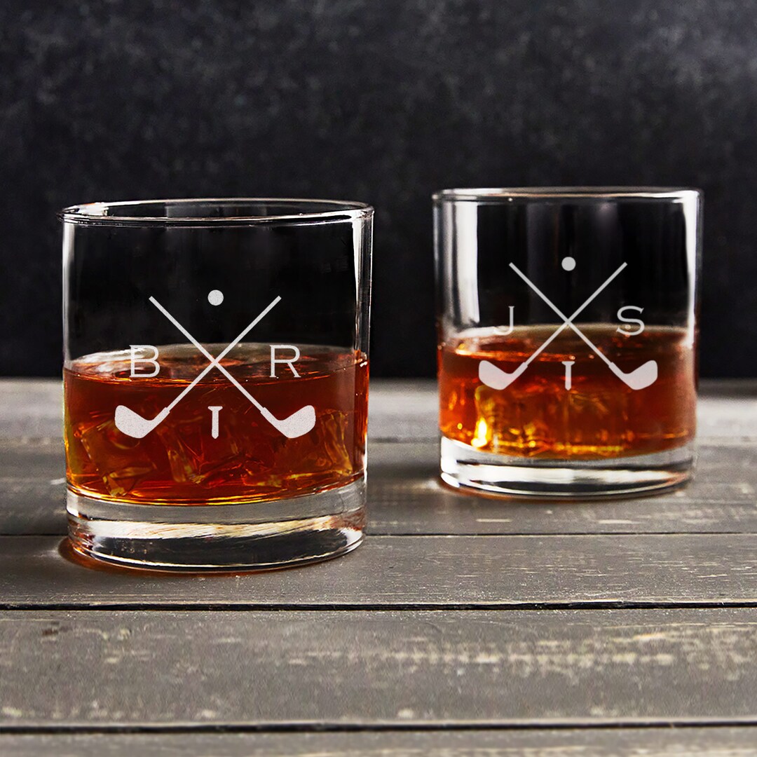 Personalized Golf Whiskey Glass by Lifetime Creations: Engraved Golf ...