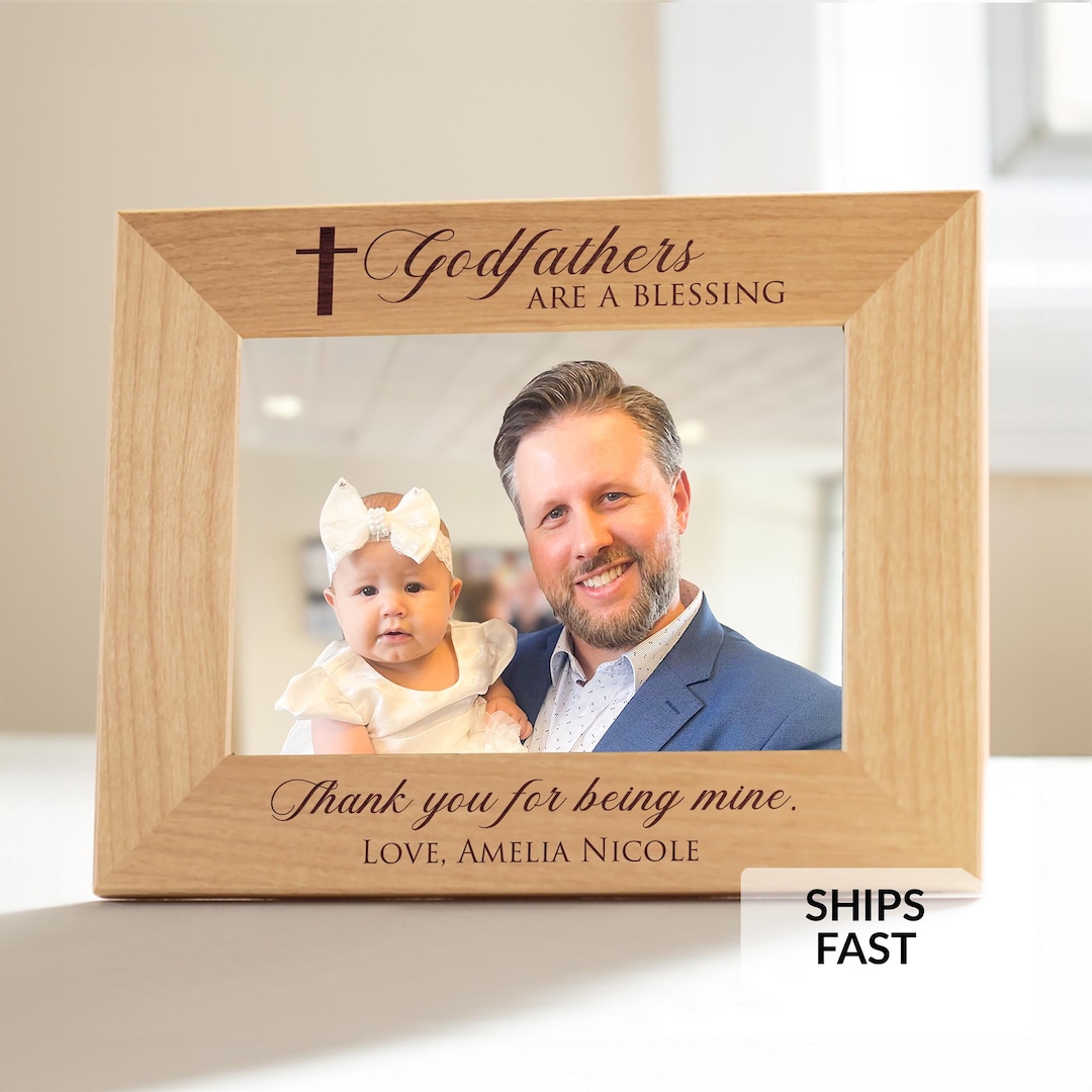 Personalized Godfather Picture Frame by Lifetime Creations: Custom ...