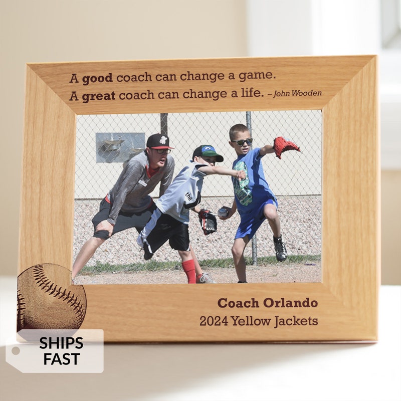Baseball Coach Frame - Etsy