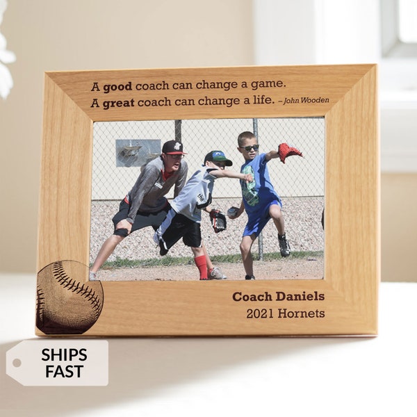 Baseball Coach Frame - Etsy