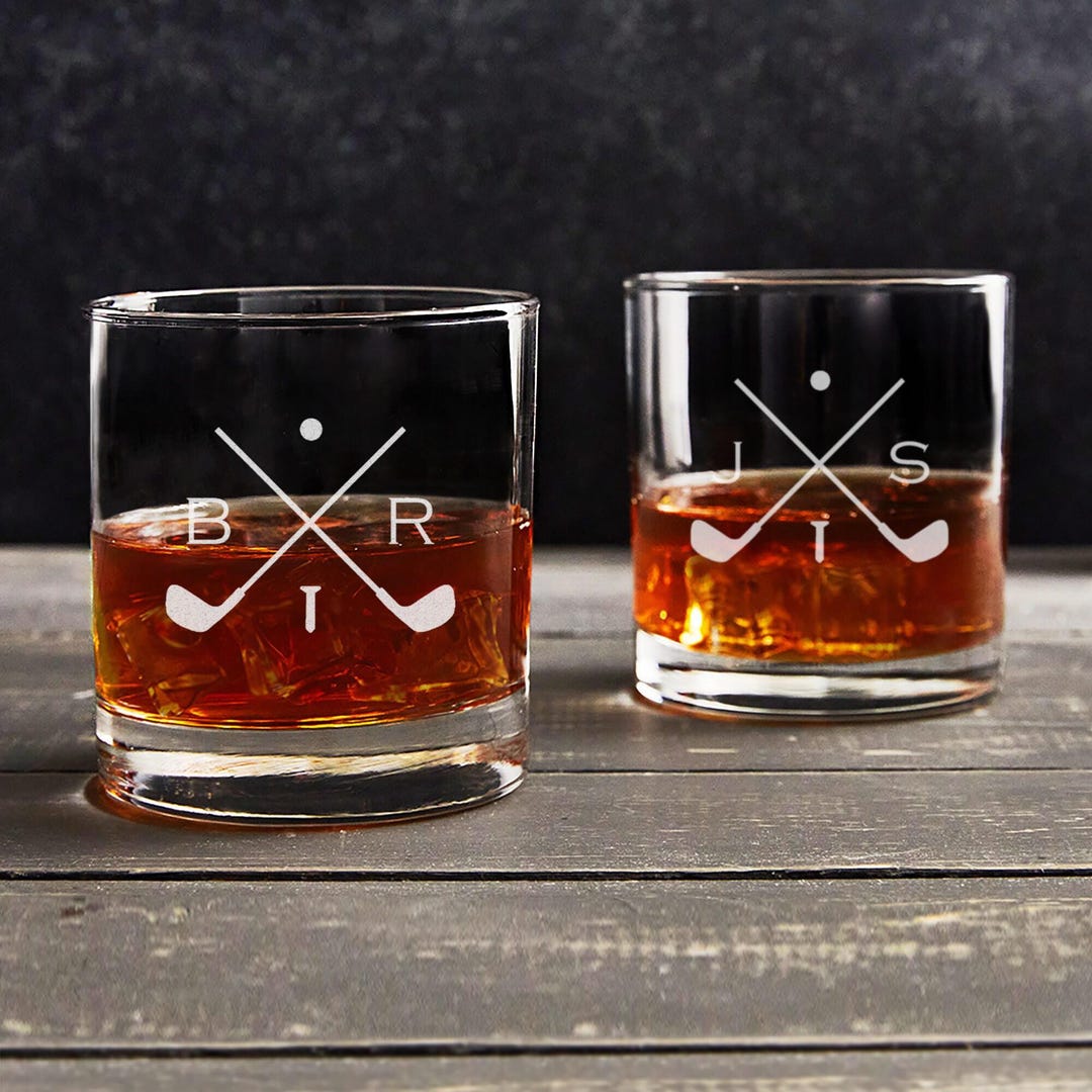 Personalized Golf Whiskey Glass by Lifetime Creations: Engraved Golf ...