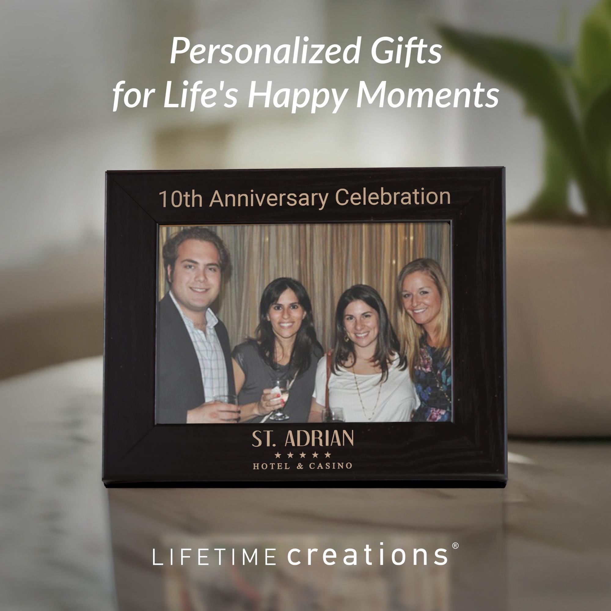 Bulk Custom Engraved Picture Frames (black) With Logo by Lifetime ...