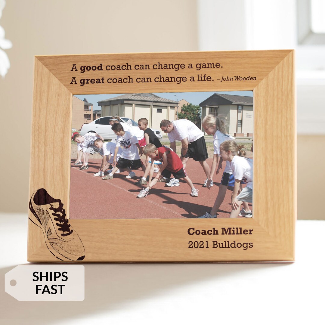 Personalized Track or Cross Country Coach Picture Frame by - Etsy
