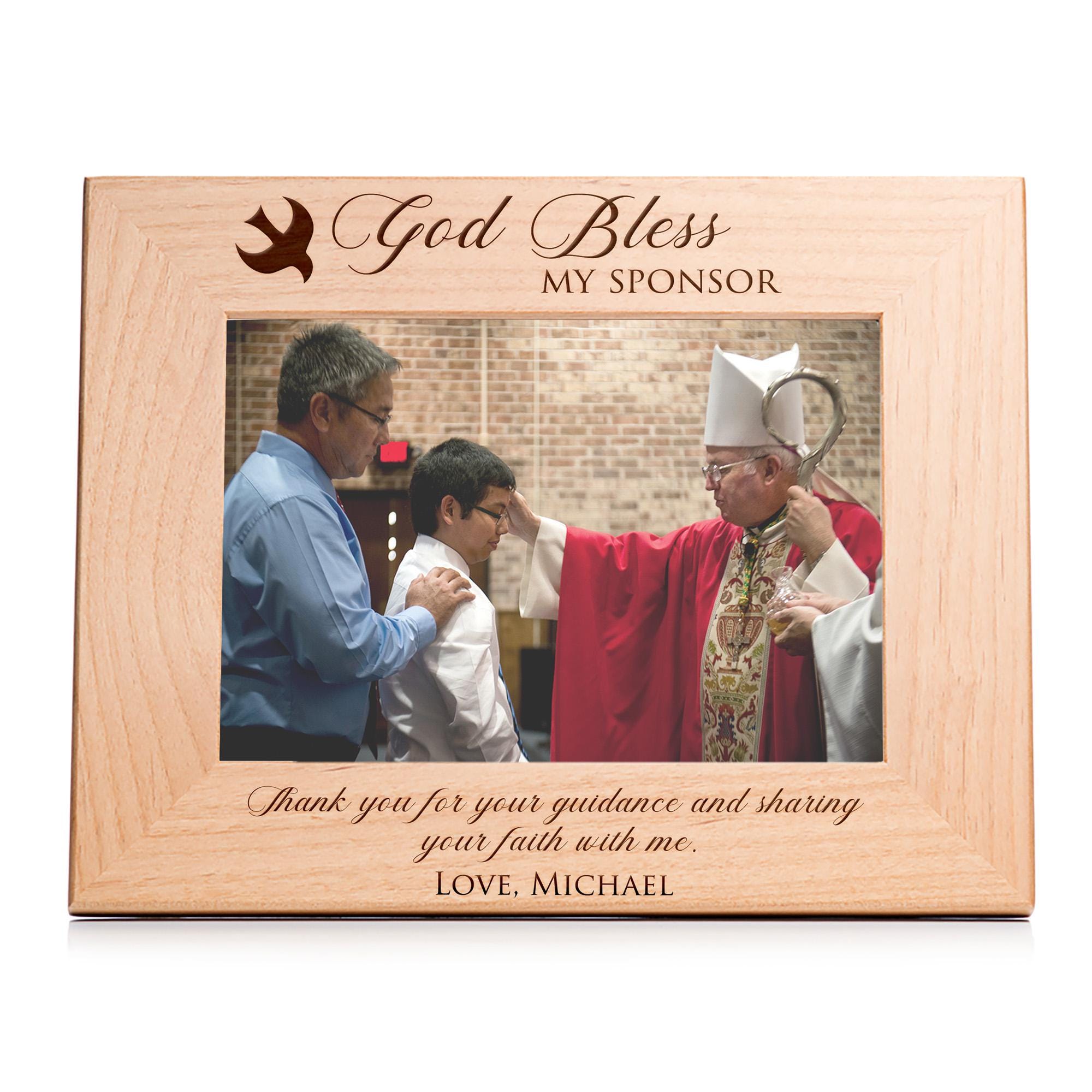 Personalized Confirmation Sponsor Picture Frame by Lifetime Creations ...
