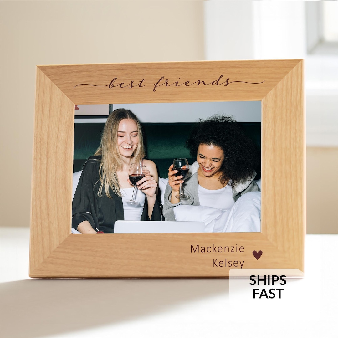 Personalized Best Friends Picture Frame by Lifetime Creations: Engraved ...