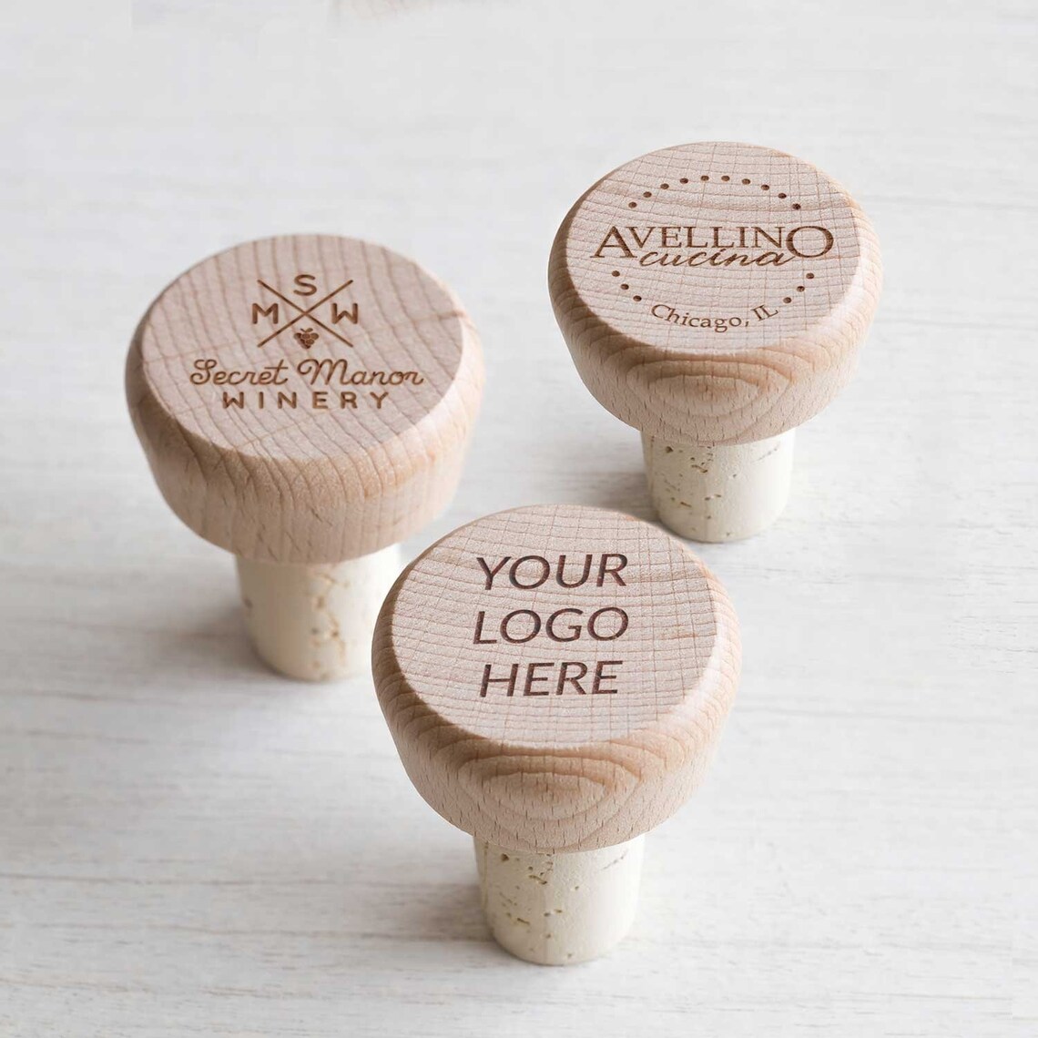 Bulk Custom Wine Stoppers With Logo by Lifetime Creations: - Etsy