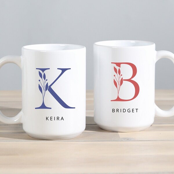 Monogram Coffee Mug - Etsy