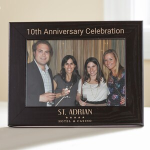 Bulk Custom Engraved Picture Frames (black) With Logo by Lifetime ...