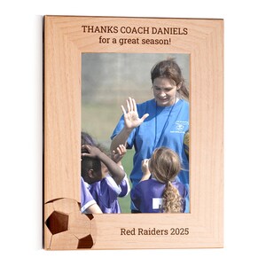 Personalized Soccer Coach Picture Frame by Lifetime Creations: Soccer ...