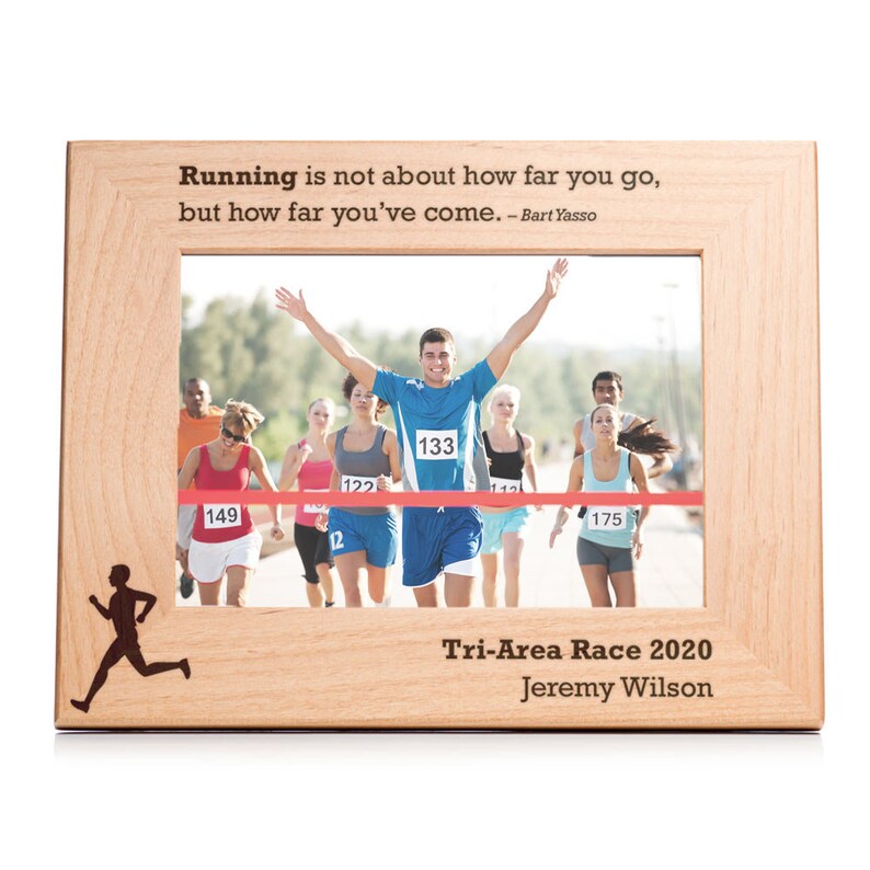 Personalized Running Picture Frame by Lifetime Creations: | Etsy