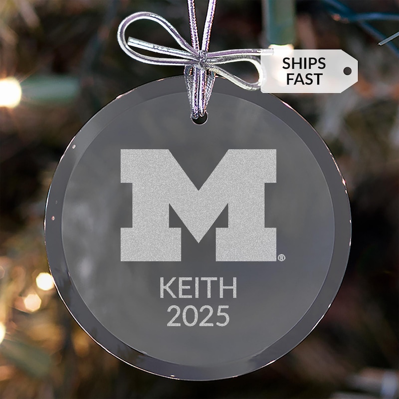 M Ornament Block - Etsy