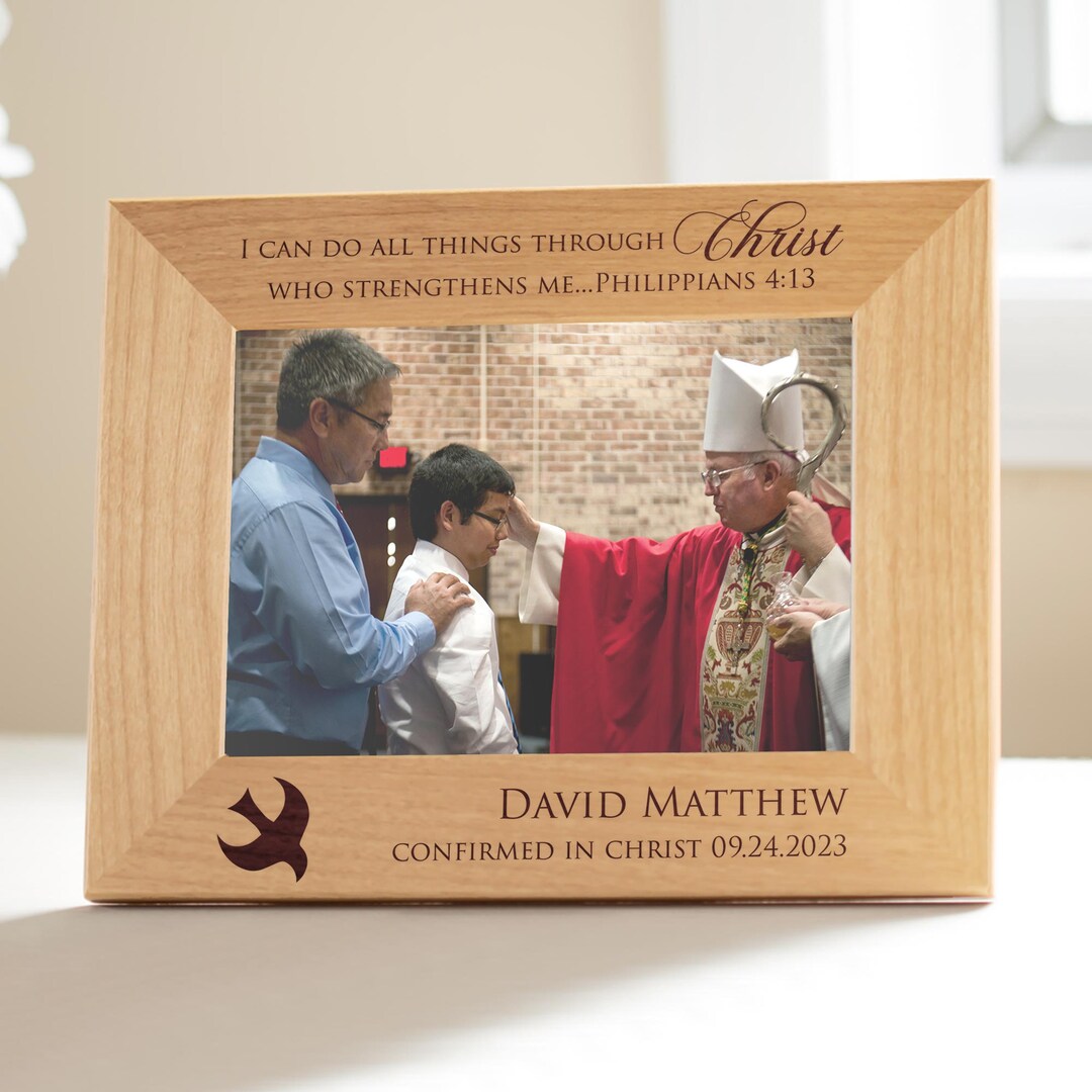 Personalized Confirmation Picture Frame by Lifetime Creations: Engraved ...