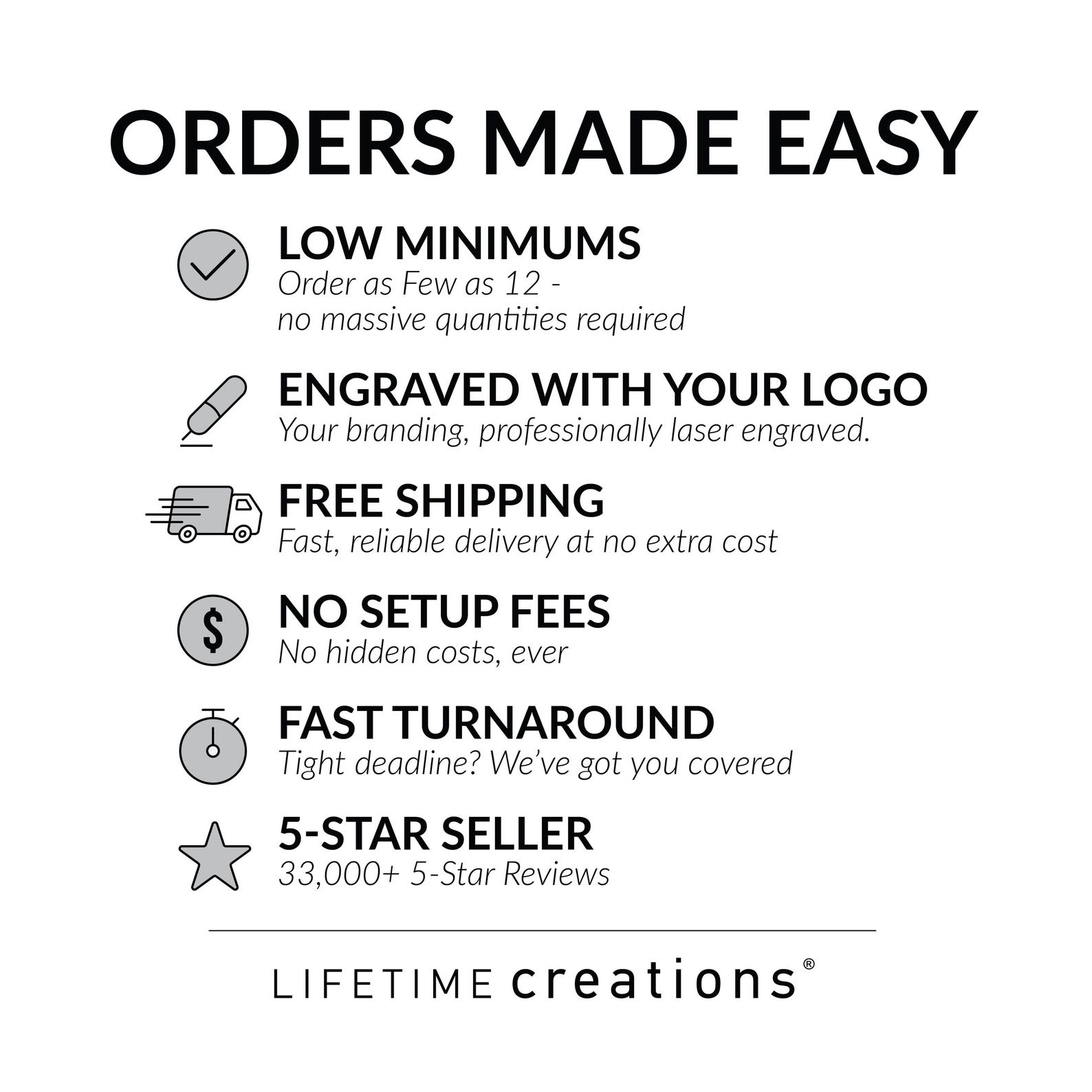 Bulk Custom Engraved Picture Frames (black) With Logo by Lifetime ...