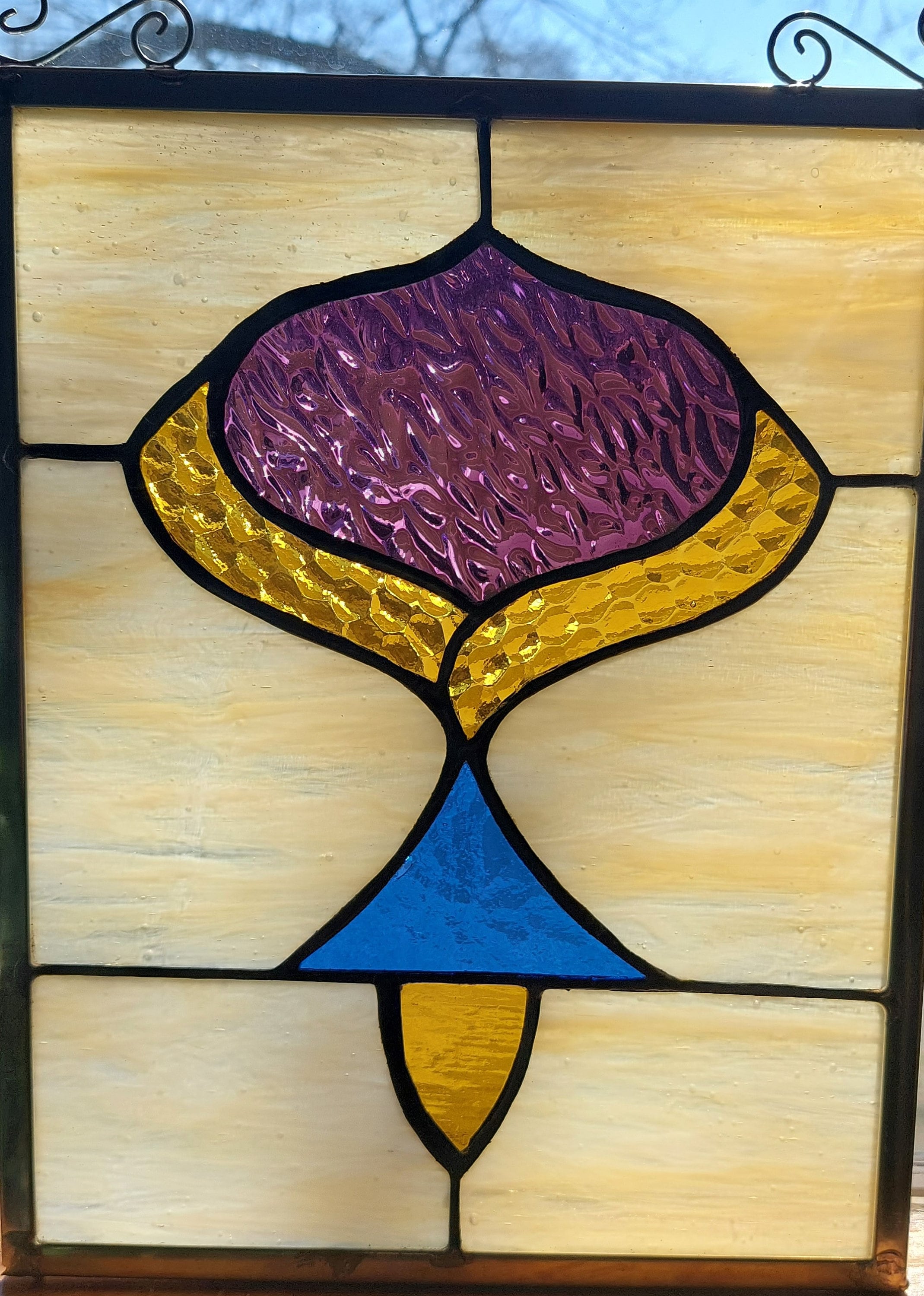 19th Century English Stained Glass Panel - Etsy
