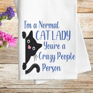 Cat Lady Embroidery Designs, Embroidery Designs for Neighbors, Sister ...