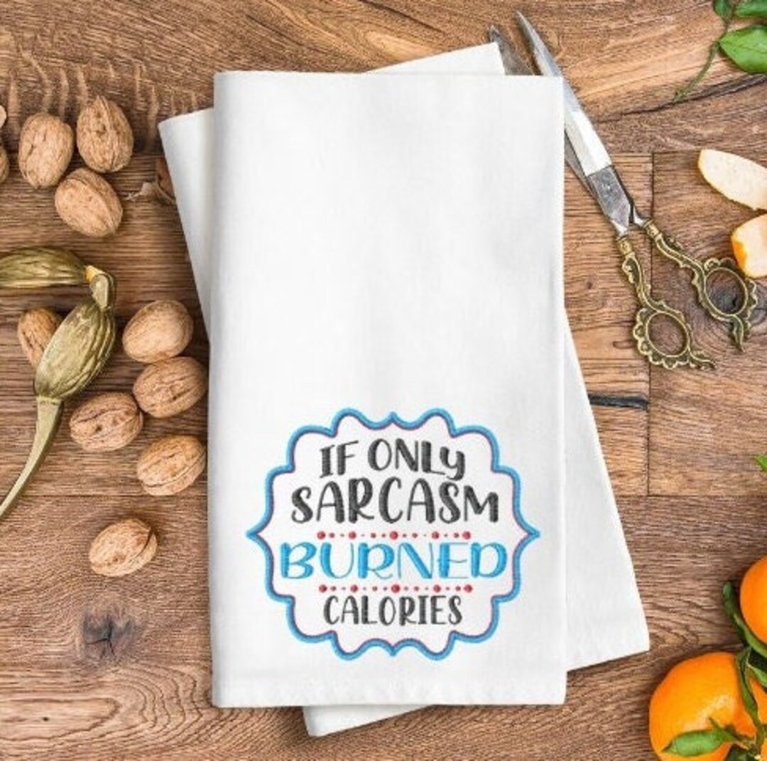 Funny Embroidery Design, Embroidery Kitchen Towel Design, Embroidery ...