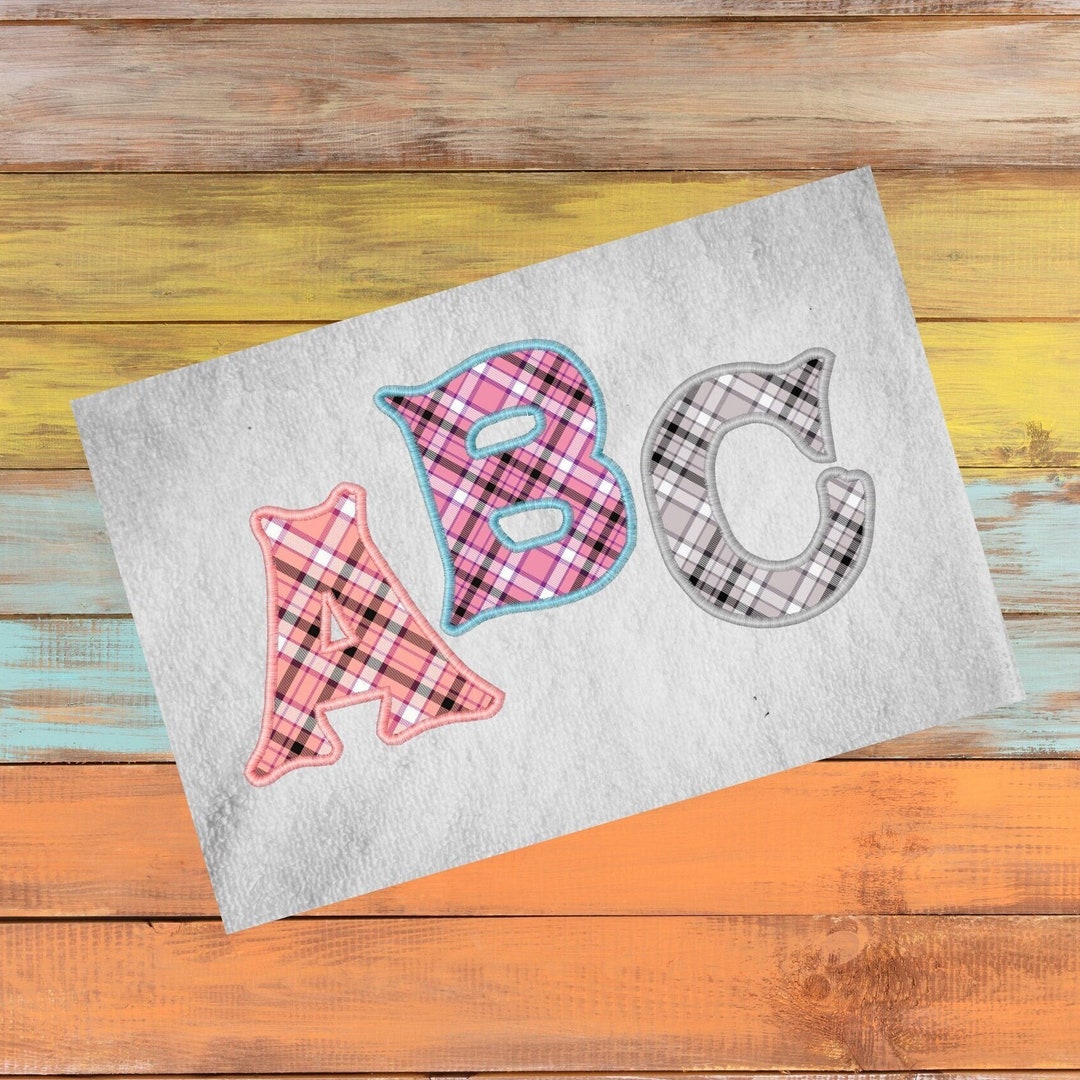 Candy Applique Font for Embroidery Machines, Cute Embroidery Fonts ...