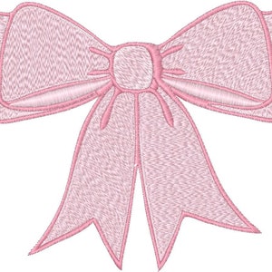 Mini Bow Embroidery Designs, 5 Bow Styles (pes, Jef, Hus, Exp, Dst, Vip ...