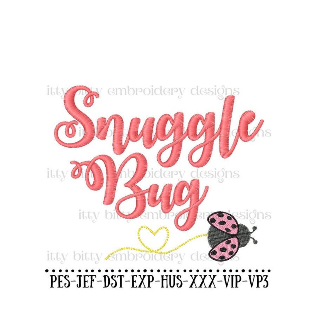 Snuggle Bug Embroidery Designs, Baby Embroidery Designs, Girl ...