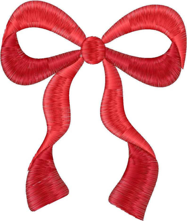 Mini Bow Embroidery Designs, 5 Bow Styles (pes, Jef, Hus, Exp, Dst, Vip ...