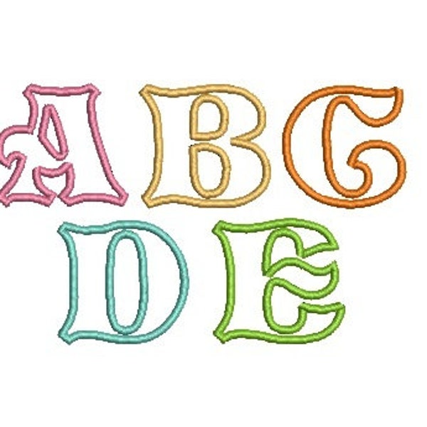 Applique Letters - Etsy UK