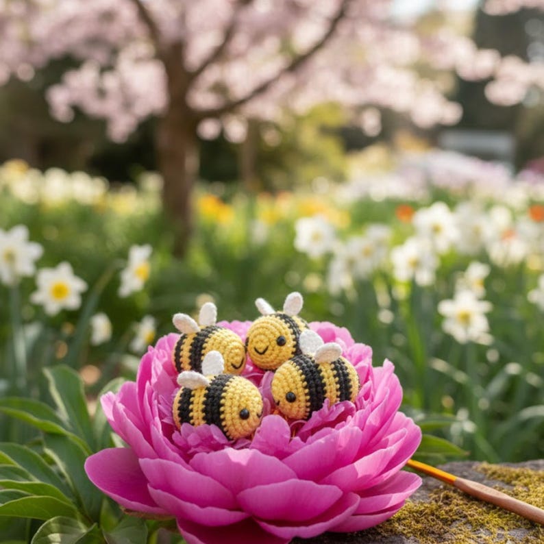 Bumble Bee Crochet Pattern PDF | Amigurumi Bee Tutorial | Beginner ...