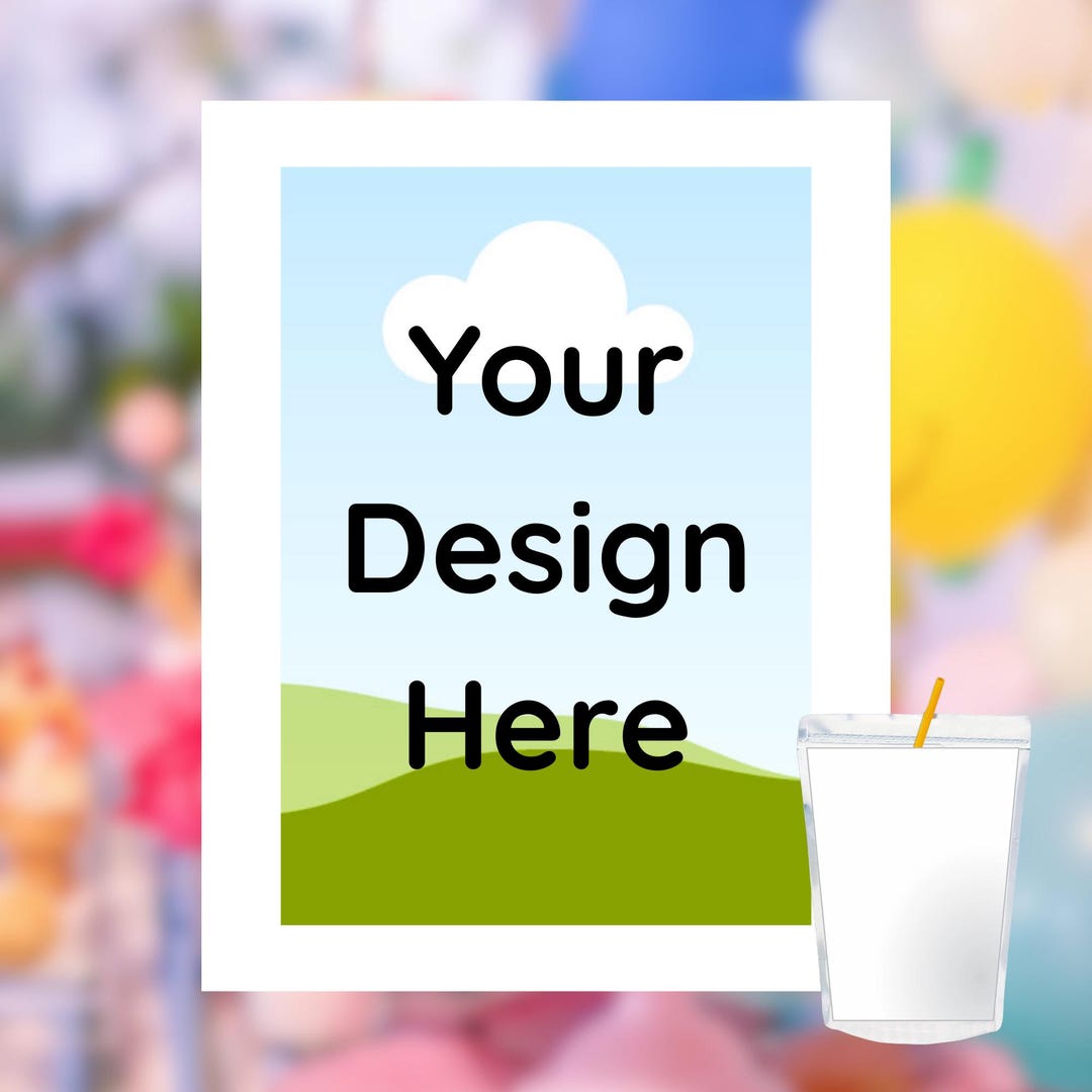 Editable Capri Sun Label Template, DIY Juice Pouch Wrapper (digital ...