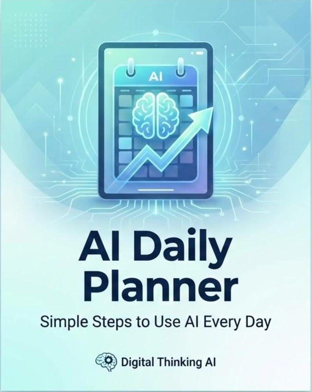 AI Daily Planner Printable | Beginner Productivity Tracker (digital ...