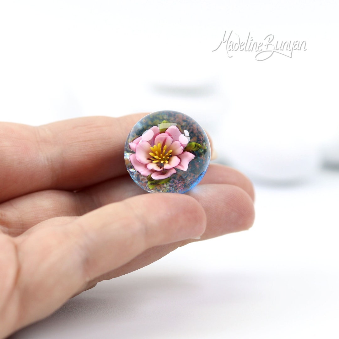 Everlasting Cherry Blossom Marble, Sakura Flower Pink and Turquoise ...