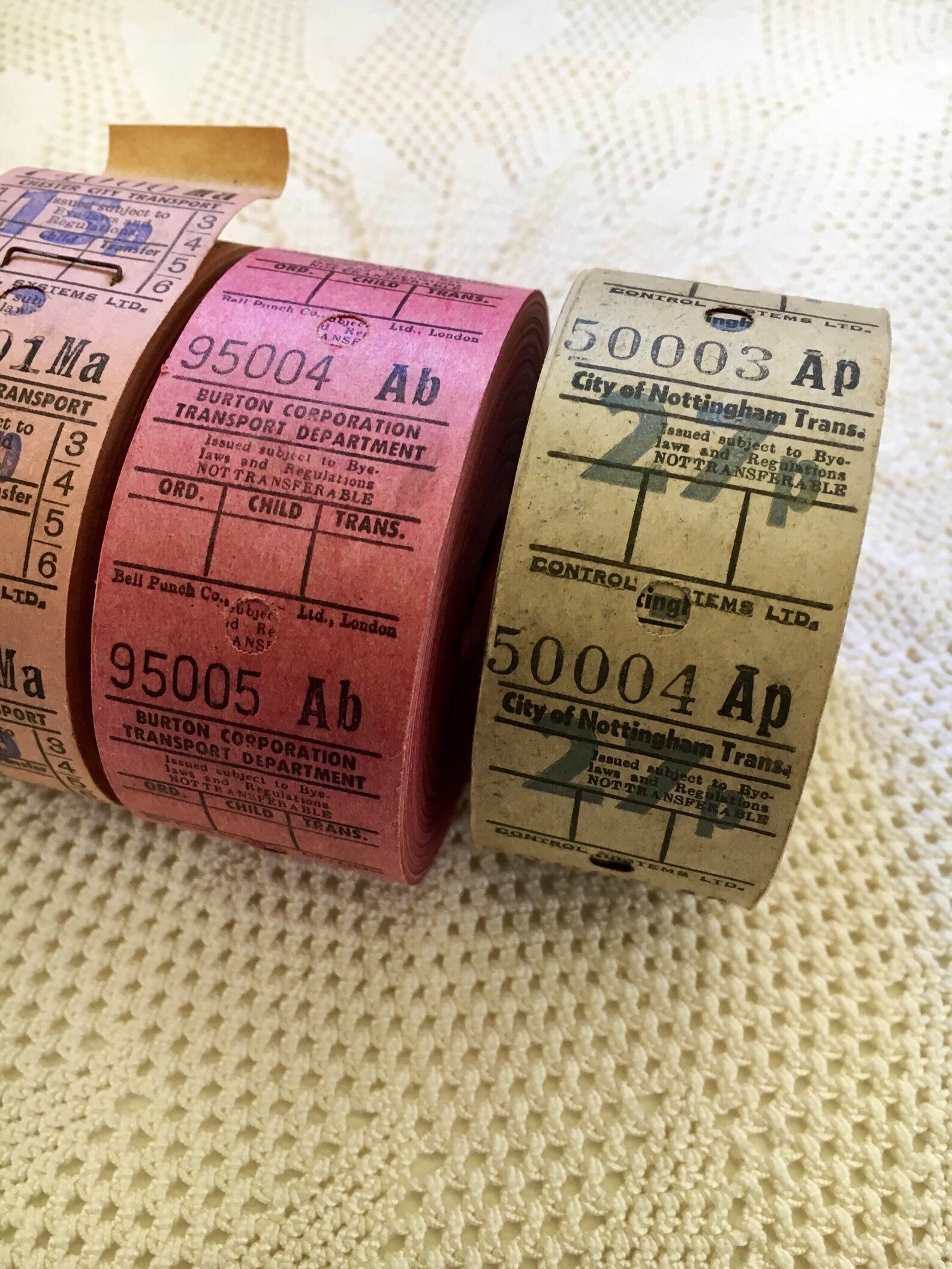 Vintage Bus Tickets Journal Paper Craft Scrap Booking Ephemera | Etsy