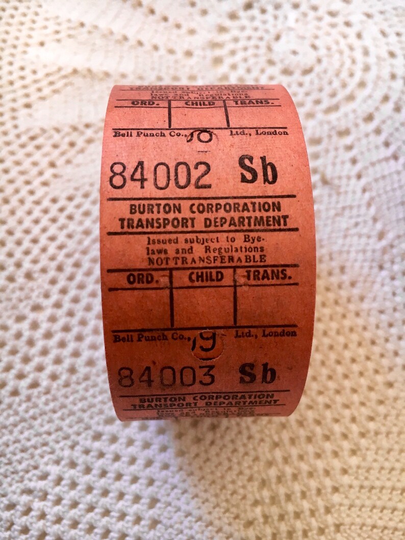 Vintage Bus Tickets Journal Paper Craft Scrap Booking Ephemera - Etsy UK