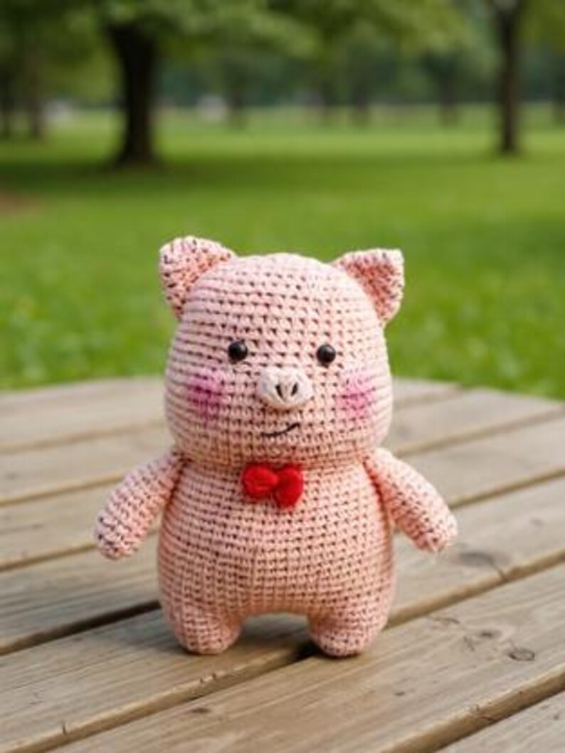 Royal Pig Crochet Pattern PDF – DIY Cute Amigurumi Plush With Crown ...