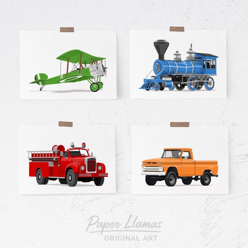 Transportation Art - Etsy