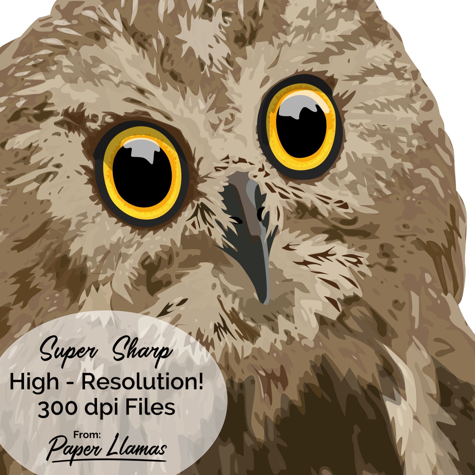 Baby Owl Art PRINTABLE Woodland Owl Nursery Artwork Baby | Etsy