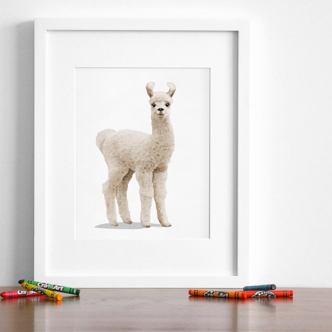 Baby Llama Art Print PRINTABLE DIGITAL DOWNLOAD Desert | Etsy