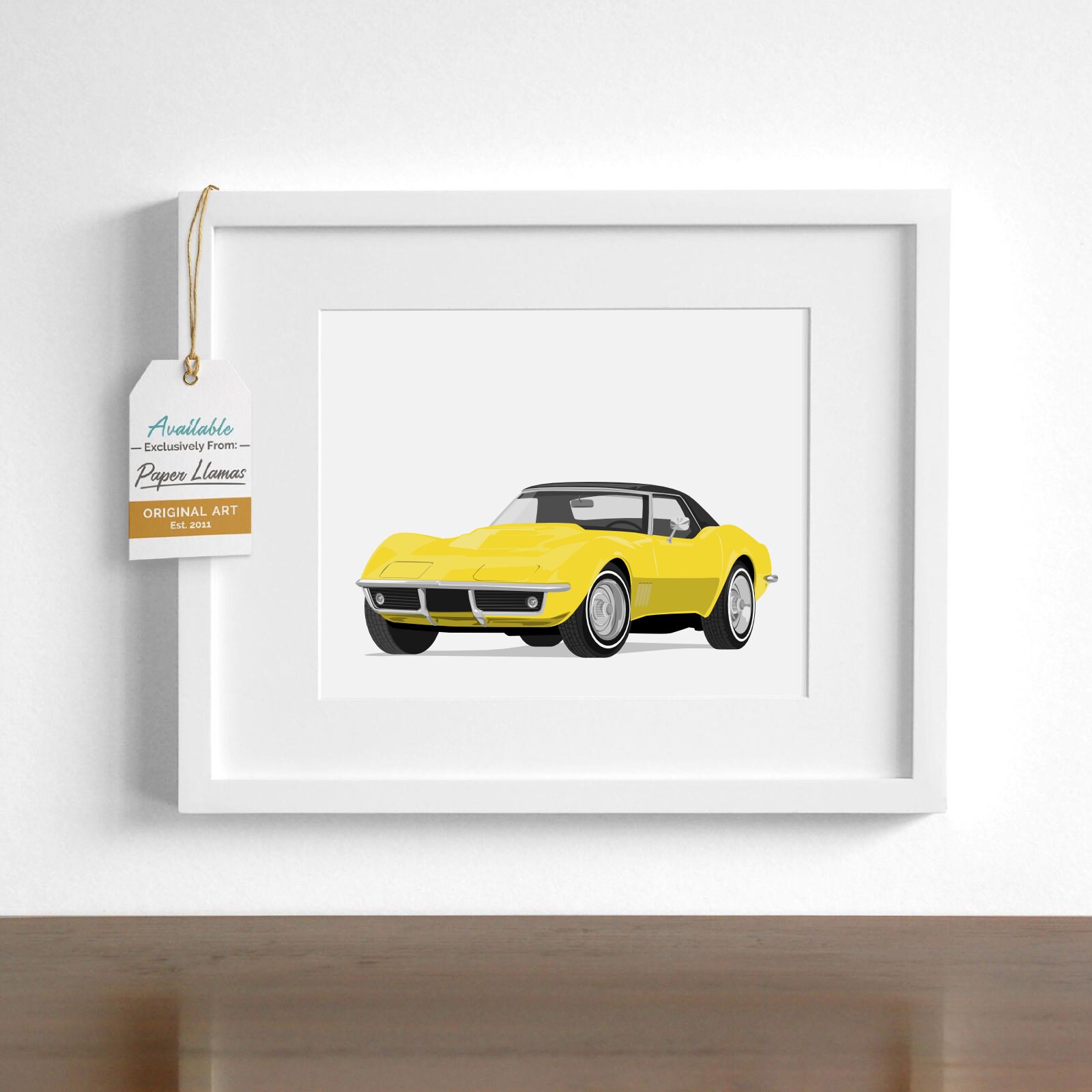 Classic Car Art - Stingray - PRINTABLE - Instant Download Boys ...