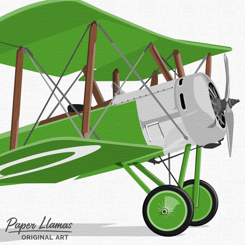 Vintage Airplane Art Print Sopwith Pup Plane Choose Your - Etsy