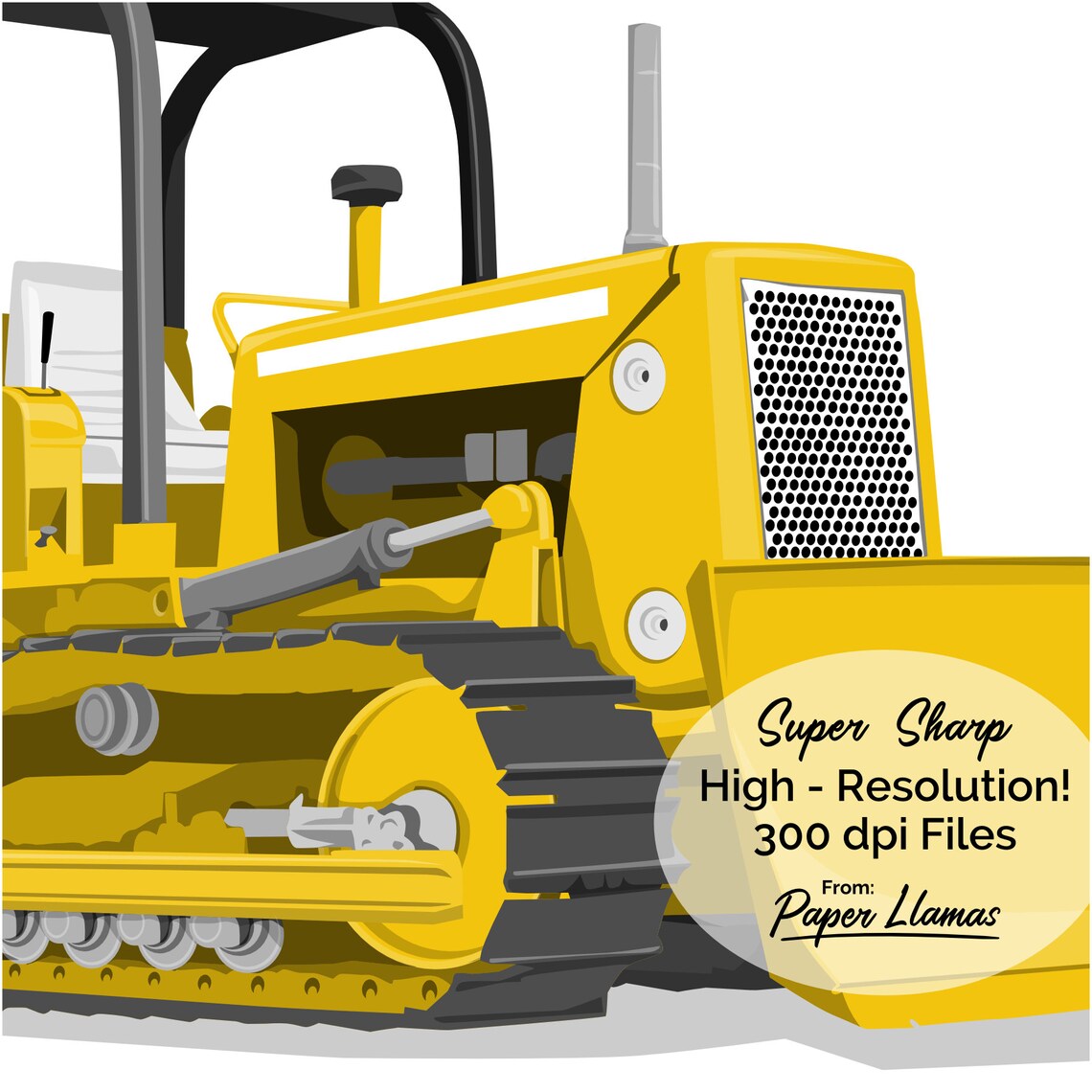 Construction Art - Bulldozer - PRINTABLE - Toddler Boys Bedroom Decor ...