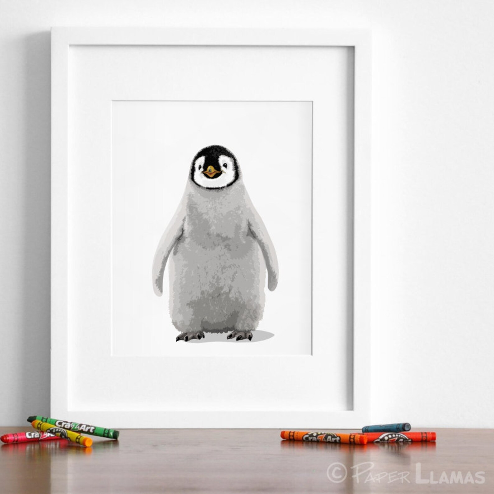 Baby Penguin PRINTABLE Black and White Penguin Nursery | Etsy