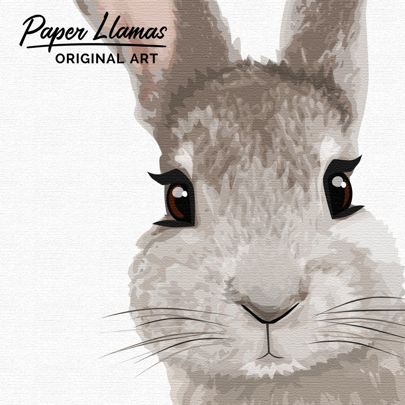 Bunny Rabbit Art Print Baby Bunny Nursery Artwork Baby | Etsy