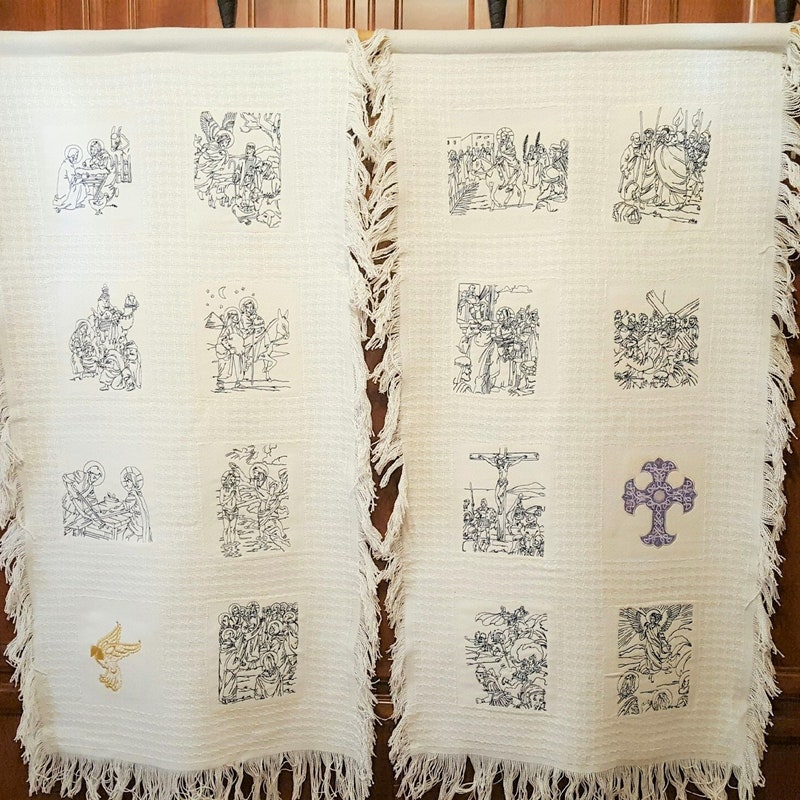 White Church Banners - Etsy